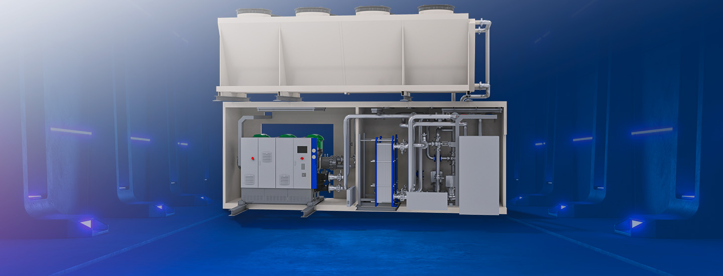 Secure data centre with chillers and heat pumps from ENGIE Refrigeration